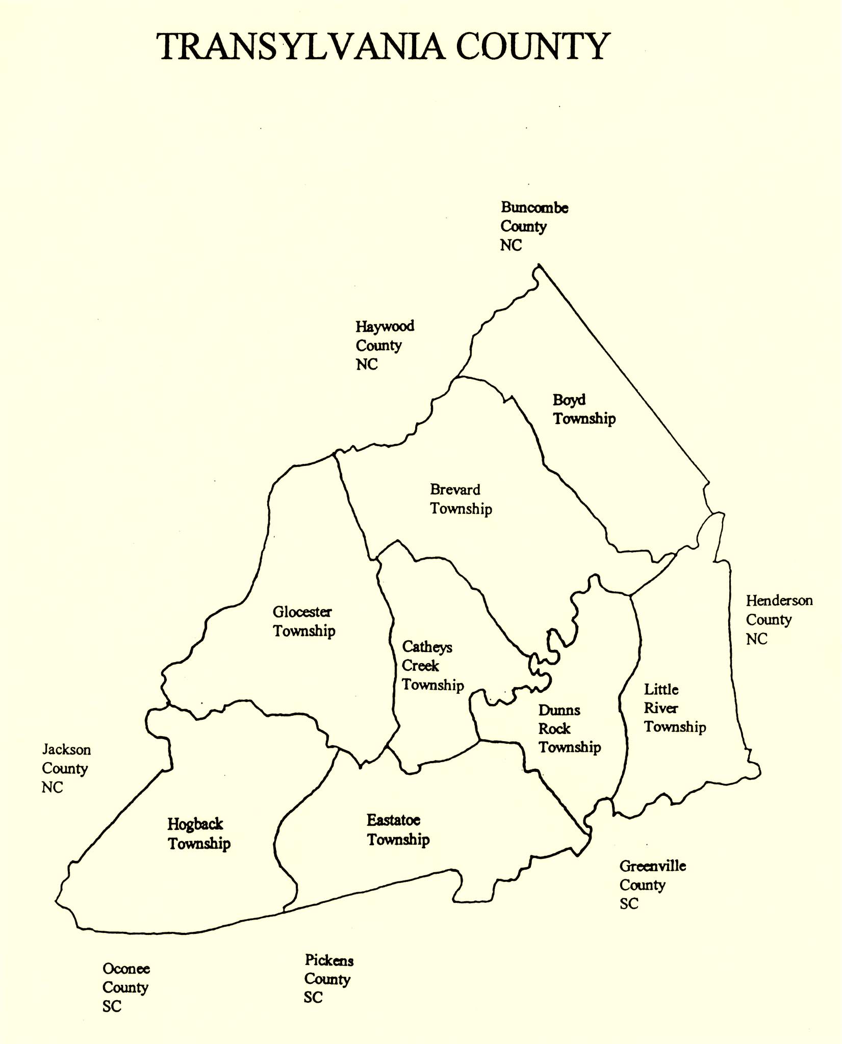 Key Role the Township Plays in Local Government - Transylvania County ...