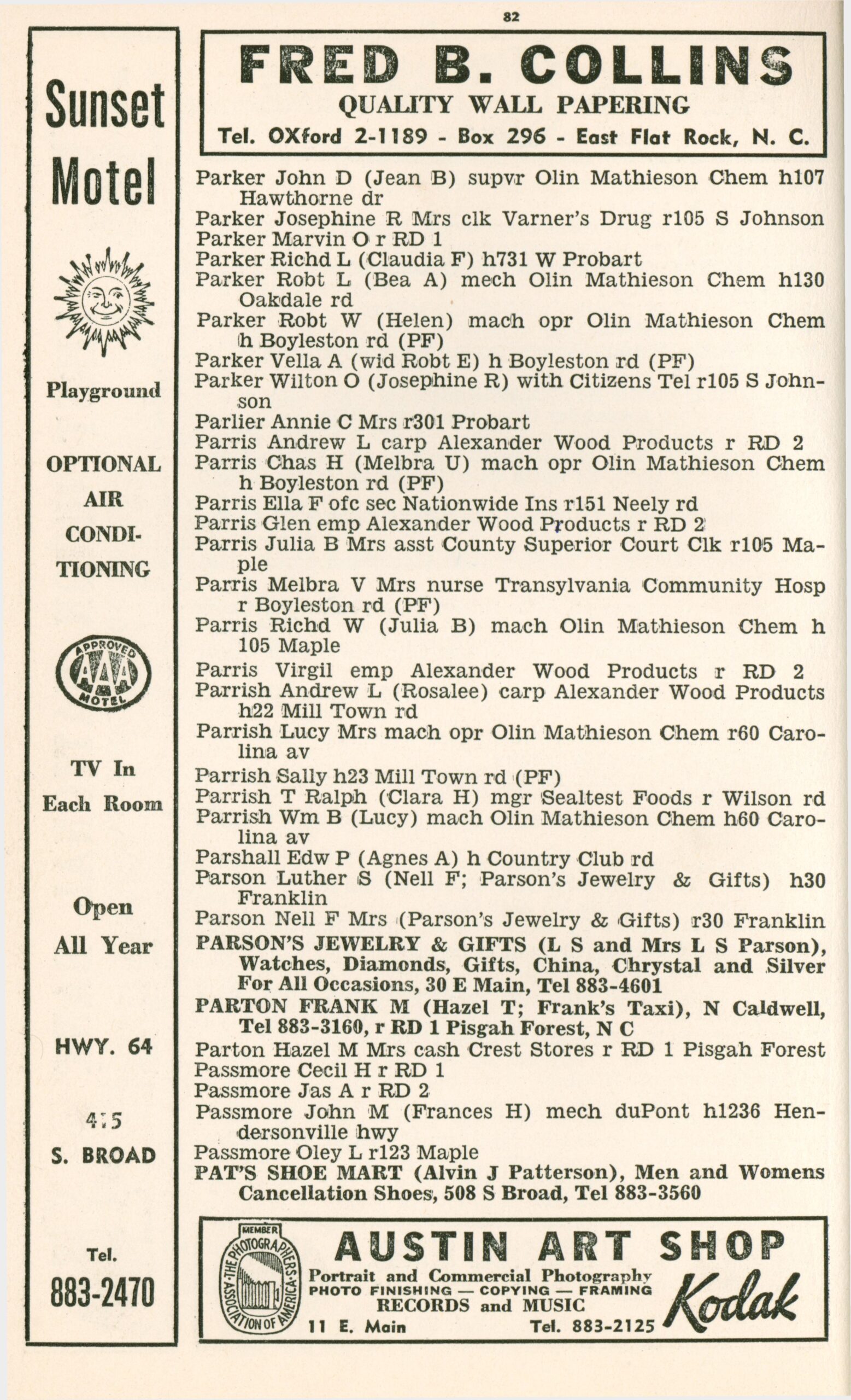 City and Business Directories for Genealogy - Transylvania County Library